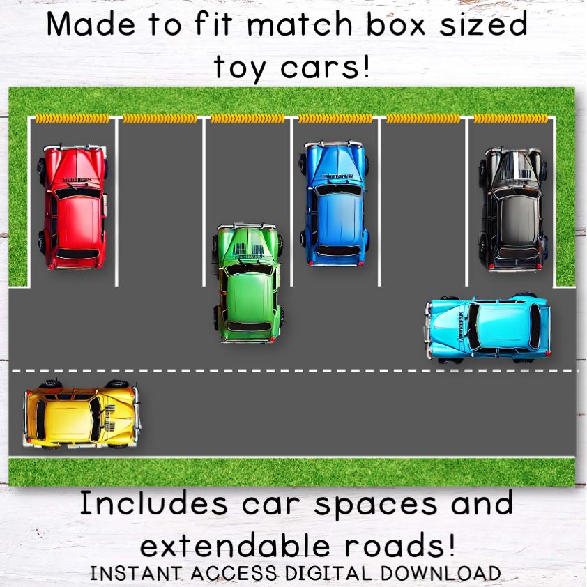 Car Park Spaces and Roads – Raising Curious Minds