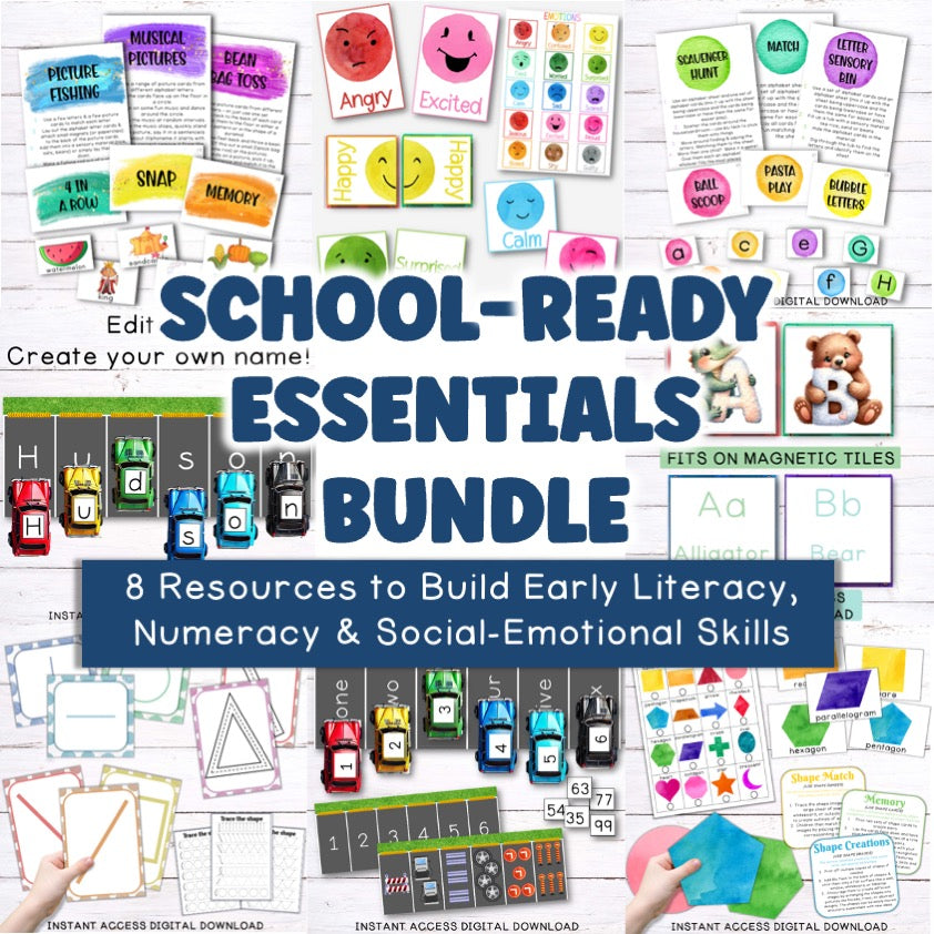 School-Ready Essentials Bundle – Raising Curious Minds