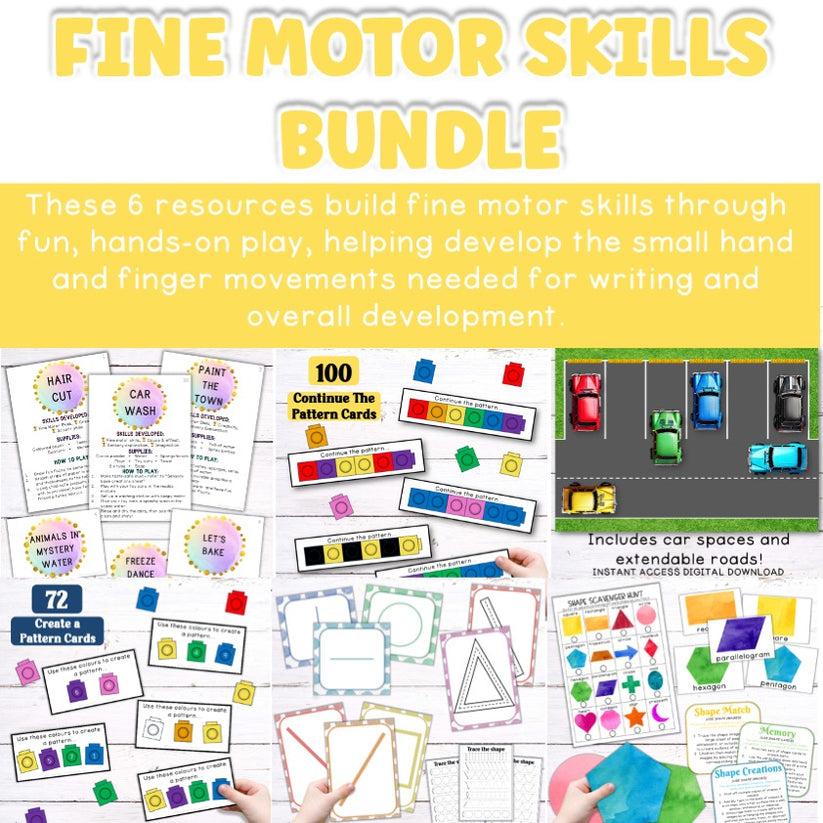 Fine Motor Skills Bundle – Raising Curious Minds